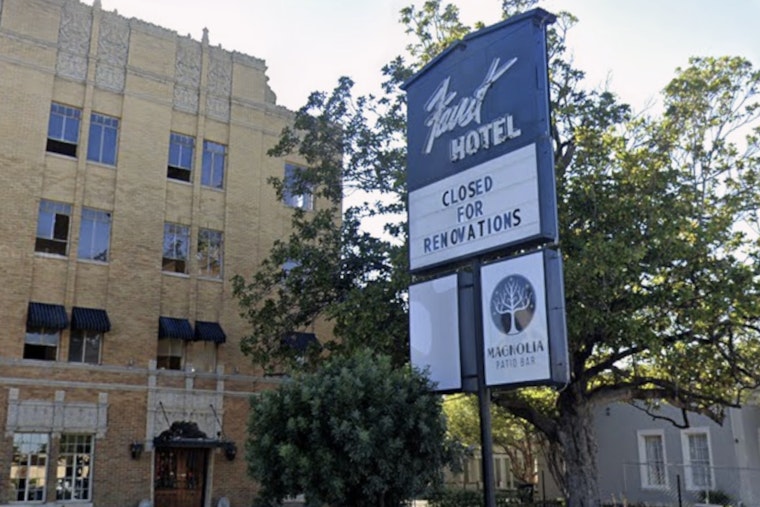 Faust Hotel Reopening in New Braunfels Spring 2026