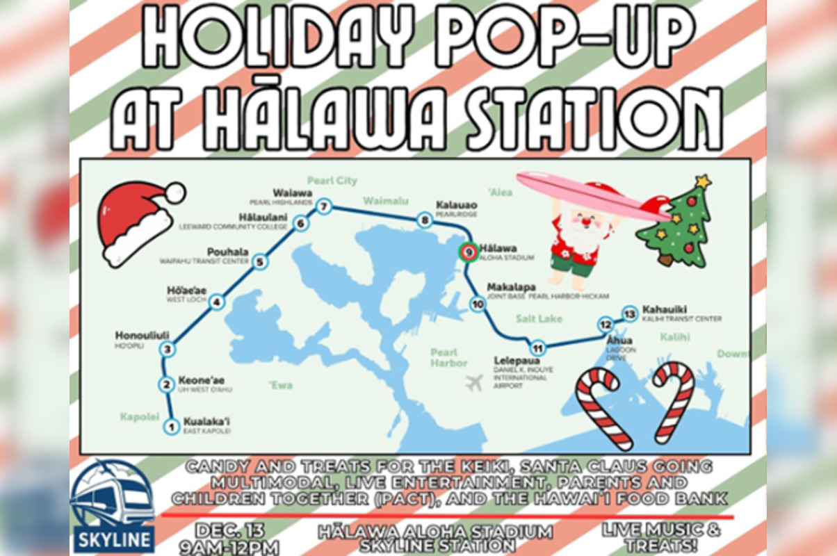 Hālawa's Aloha Stadium Skyline Station To Host Festive Holiday Pop-Up