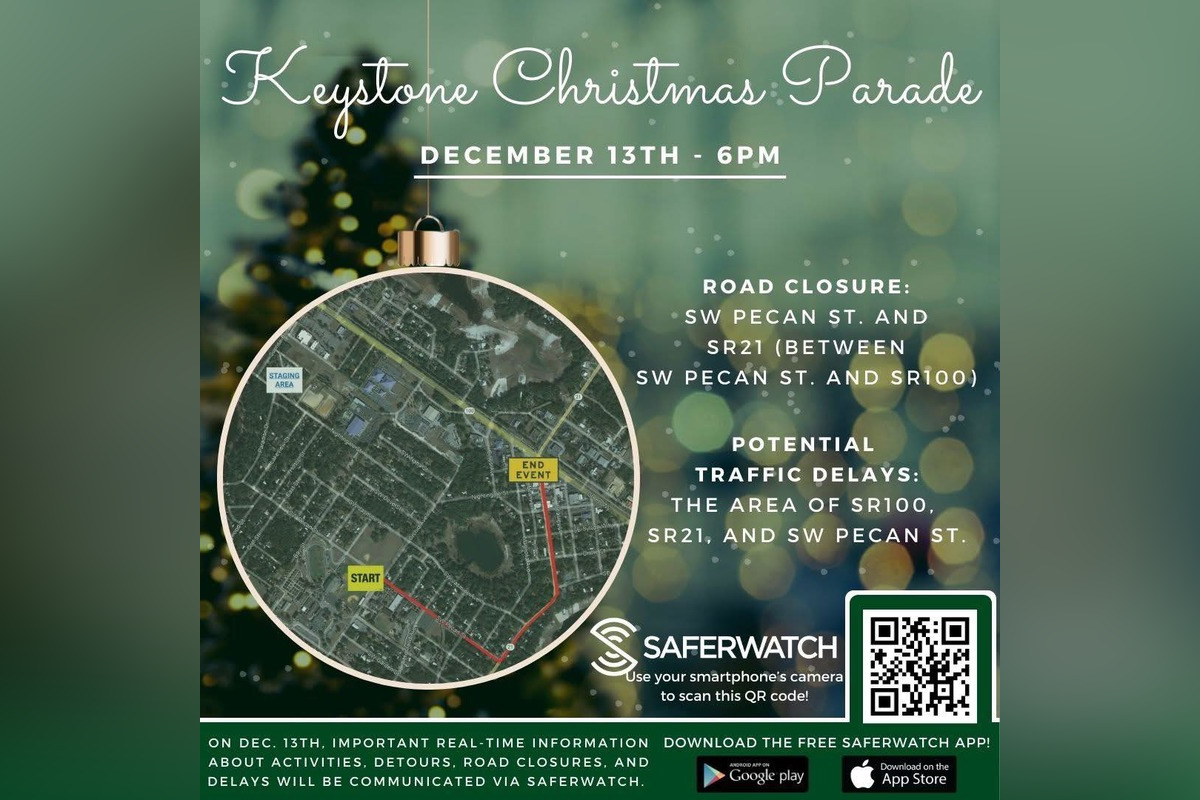 Keystone Heights Invites Community to Annual Christmas Parade While