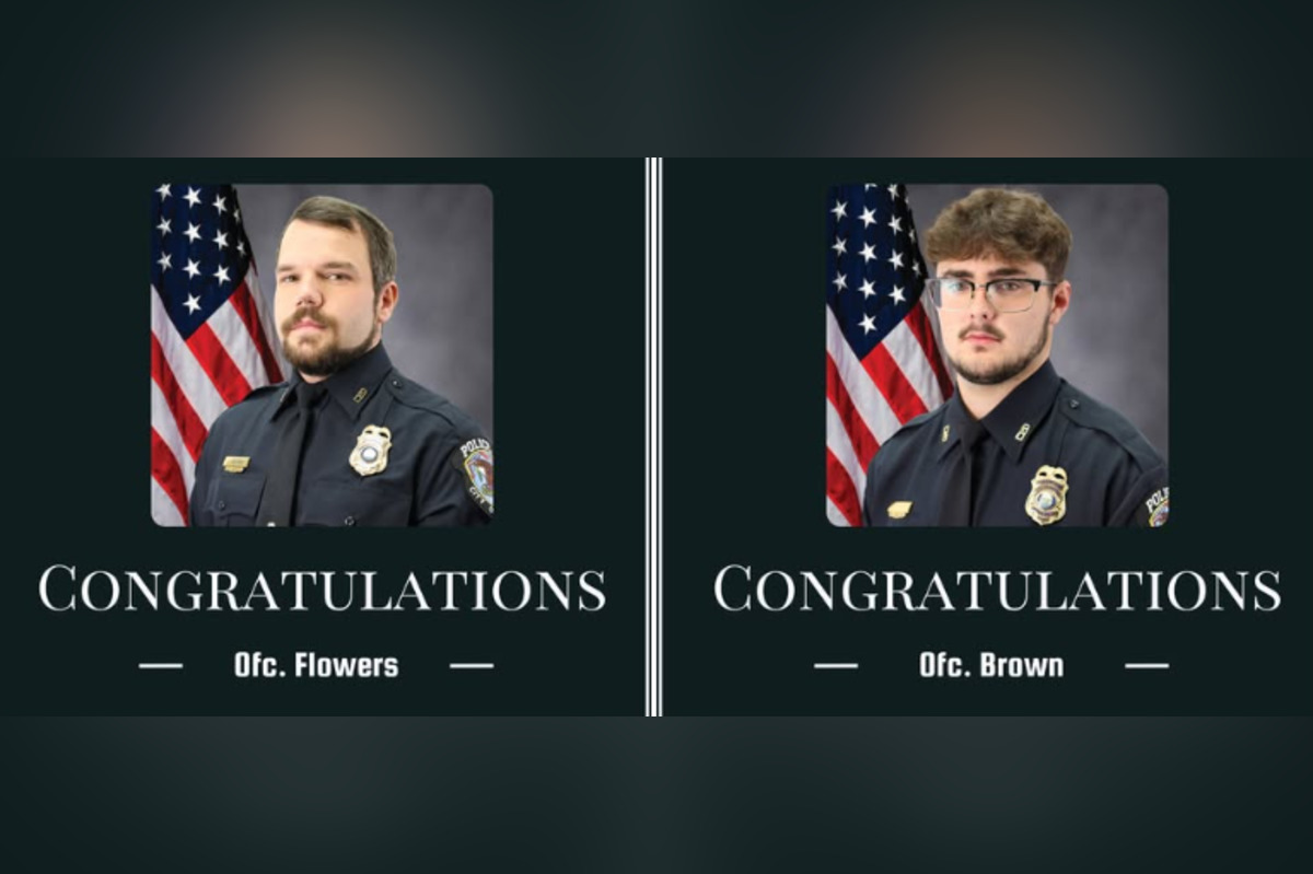 La Vergne Police Department Celebrates Two Officers Embarking on Solo
