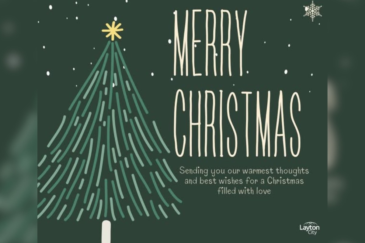 Layton City Extends Heartfelt Holiday Wishes to Residents on Facebook