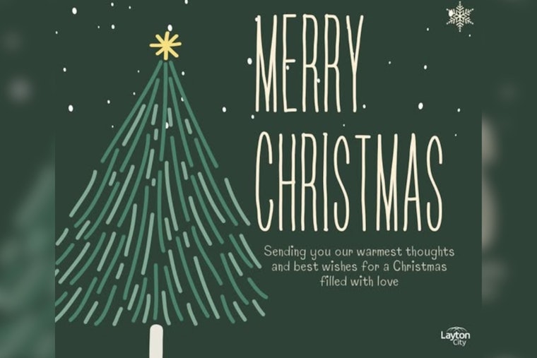 Layton City Extends Heartfelt Holiday Wishes to Residents on Facebook