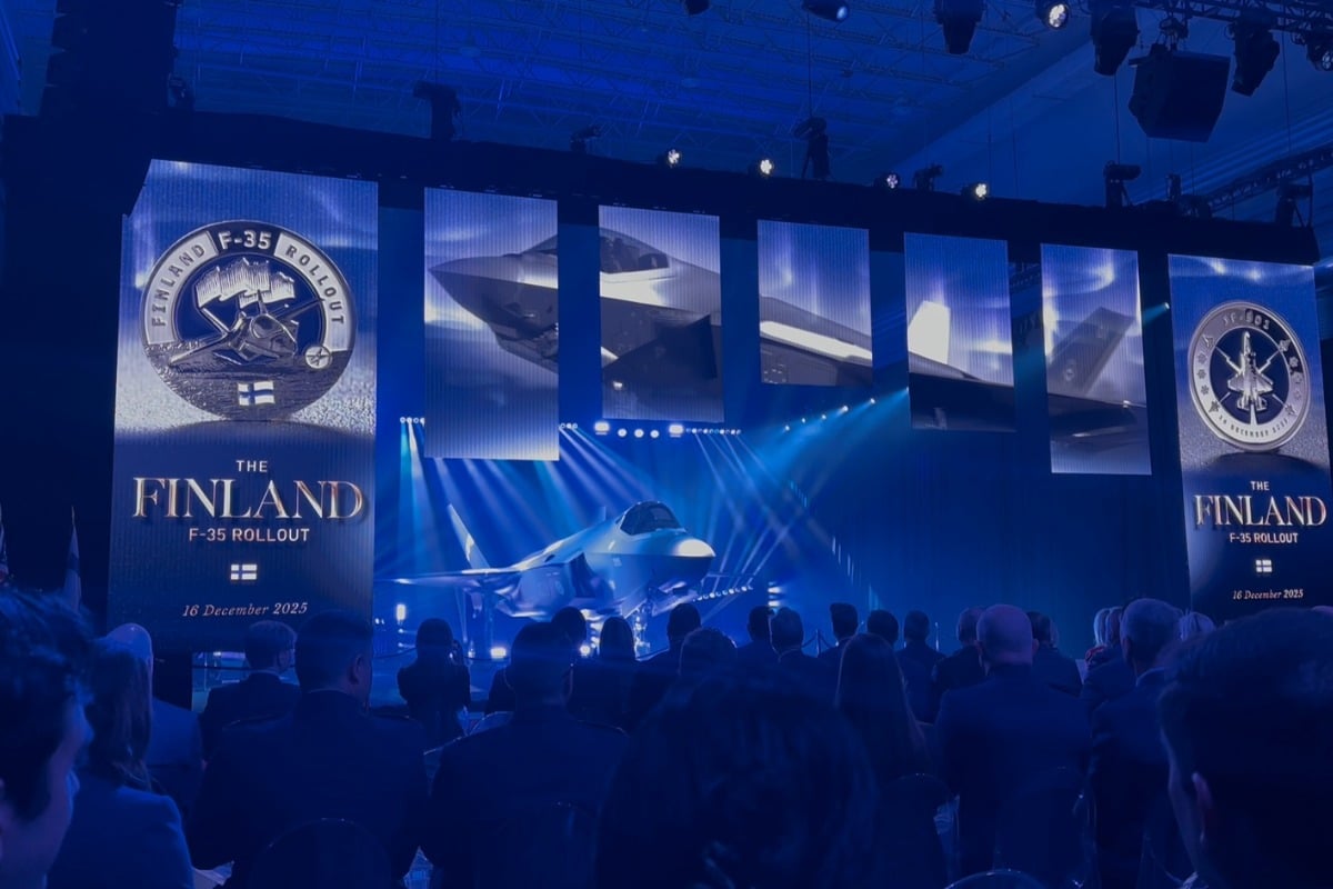 Lockheed Martin Unveils First F-35A Aircraft for Finnish Air Force,