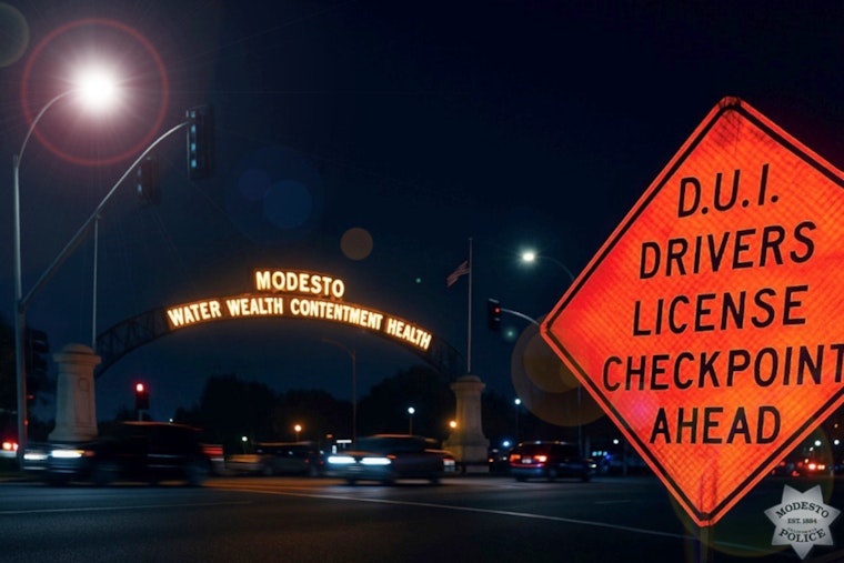Modesto Police Department Announces DUI Checkpoint to Combat Impaired