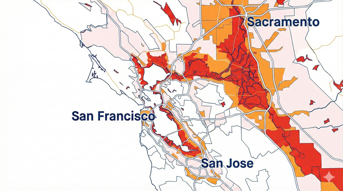 New NOAA Sea Level Rise Map Shows Bay Area And U.S. Cities At Risk