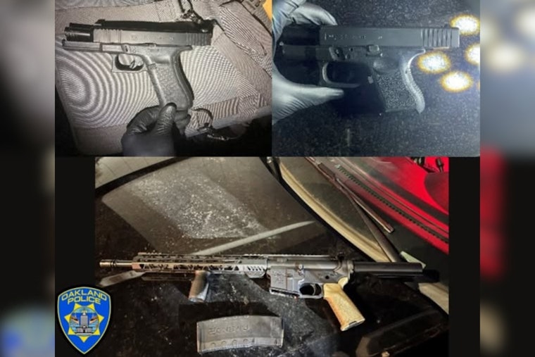 Oakland Police Seize Illegal Firearms, Make Multiple Arrests in