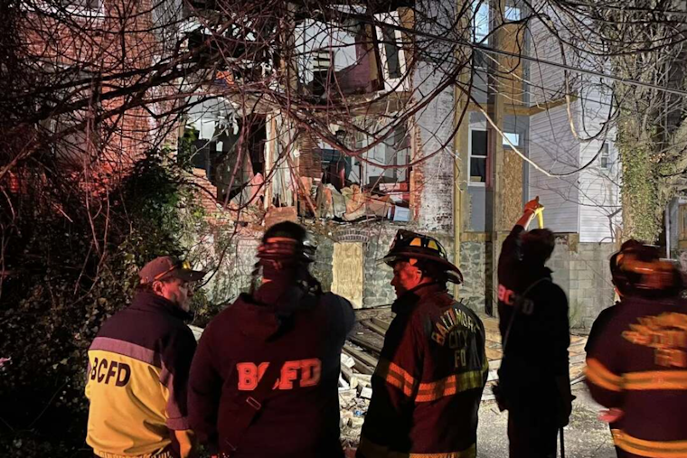 Partial House Collapse in Baltimore's Park Circle Leads to