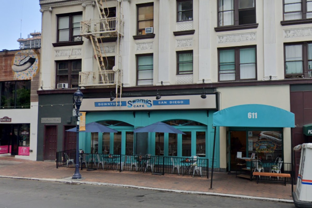San Diego Eateries Swami's Café and Honey’s Bistro Settle for $650,000