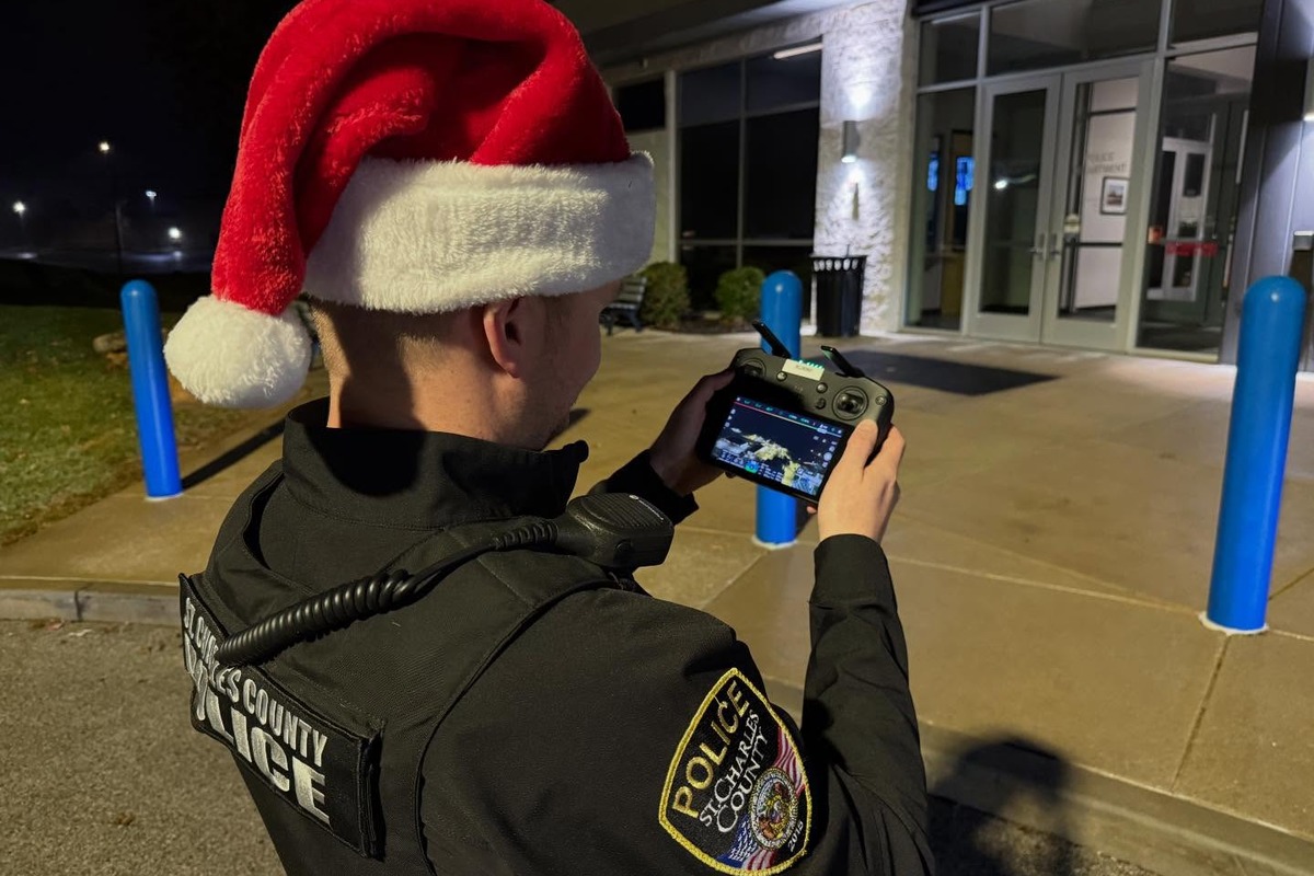 St. Charles County Drone Operator's Whimsical Santa Hunt Captivates