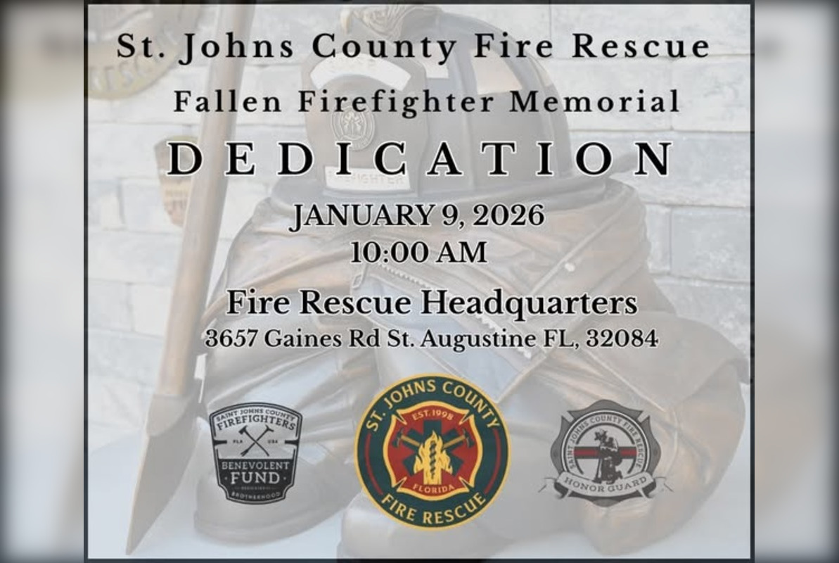 St. Johns County Fire Rescue to Dedicate New Fallen Firefighters