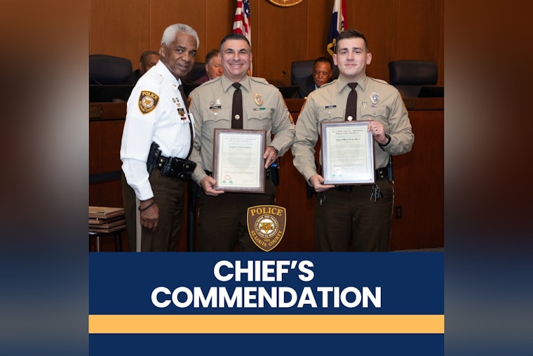 St. Louis County Officers Commended for Arrest in Double Homicide Case