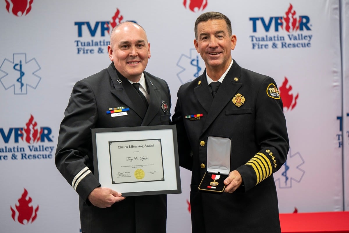 TVF&R Bids Farewell to Esteemed Captain Troy Spisla Upon His