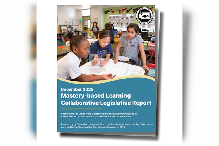 Washington State Board of Education Endorses Mastery-Based Learning