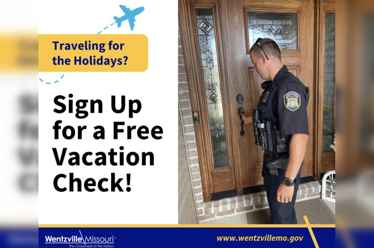 Wentzville Police Offer Complimentary Vacation Checks to Boost Home