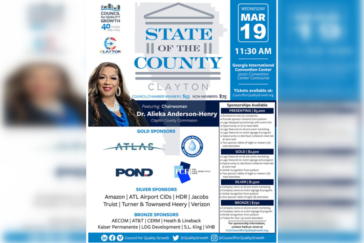 Chairwoman Alieka Anderson-Henry to Present Vision for Clayton