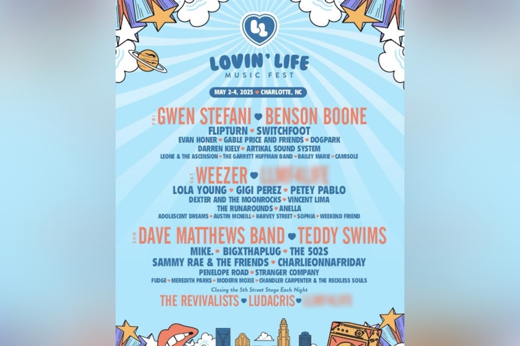 Dave Matthews Band, Gwen Stefani, and Ludacris Headline Charlotte's