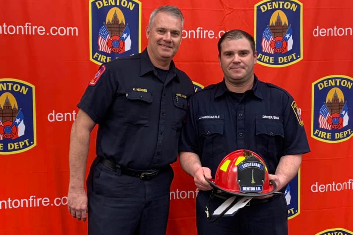 Denton Fire Department Celebrates Leadership Elevation: Four