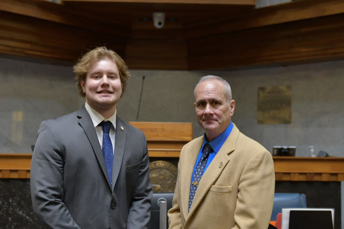 DePauw University's Benjamin Gale Interns with Indiana Senate Majority