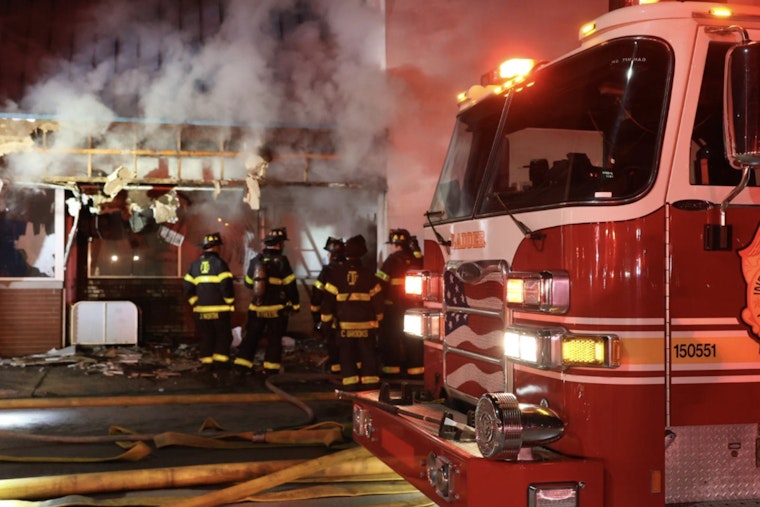 Fire Engulfs Former Marsh Supermarket Site on Indianapolis East Side