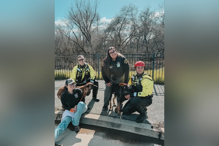 Galt Police Rescue Two Dogs from Floodwaters Near Dry Creek Preserve