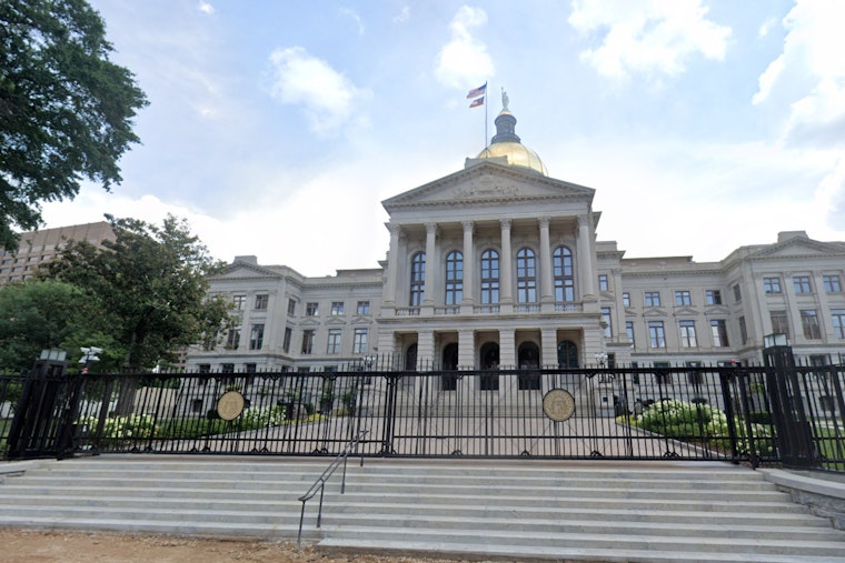 Hundreds Rally at Georgia State Capitol on Presidents Day Against