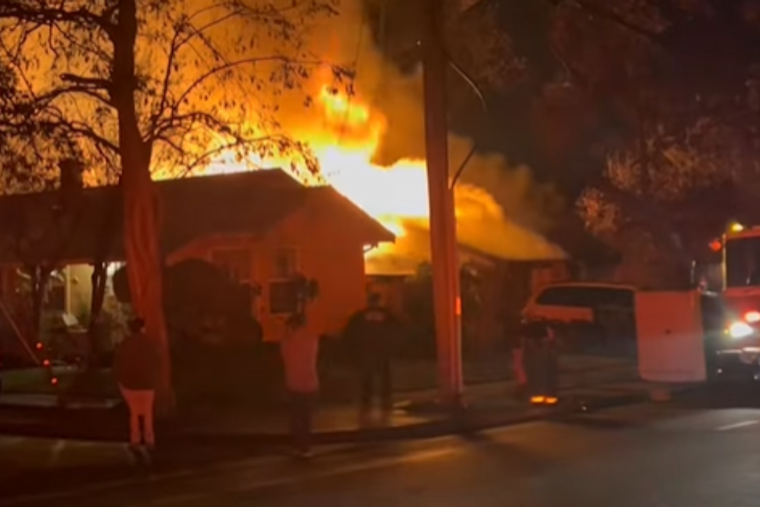 VIDEO: Livermore Neighborhood Shaken as Fire Engulfs Home, No