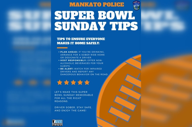 Mankato Police and Fire Departments Urge Safe Celebrations for Super