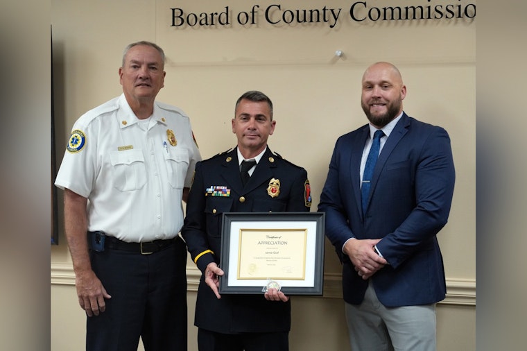 Nassau County Firefighter Lt. Jamie Graf Celebrated for 25 Years of