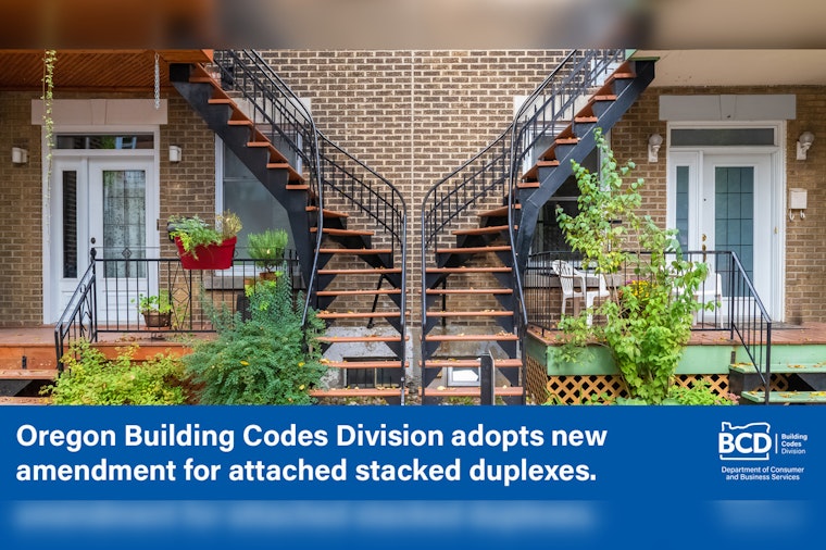 Oregon Building Codes Division Unveils New Duplex Code to Boost