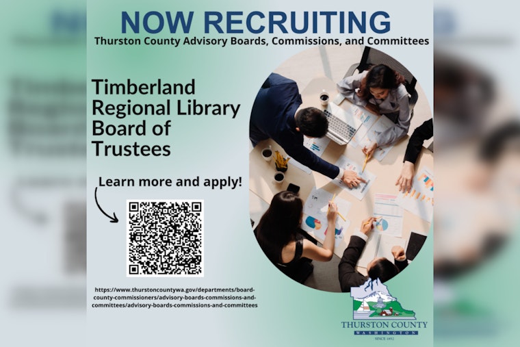Thurston County Seeks Passionate At-Large Representative for