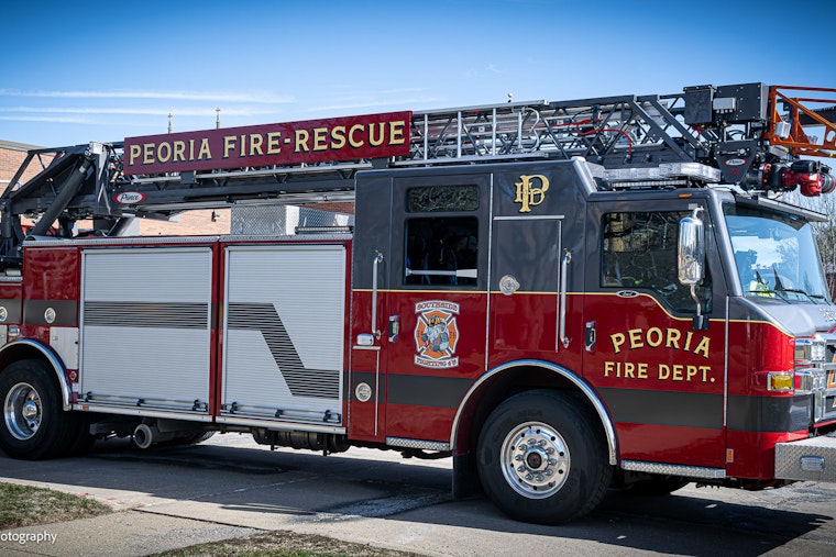 Two Firefighters Injured Battling Residential Fire Near Peoria High