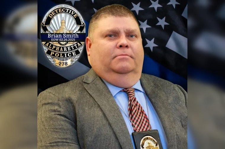 Alpharetta Police Honor Late Detective Brian Smith with Public