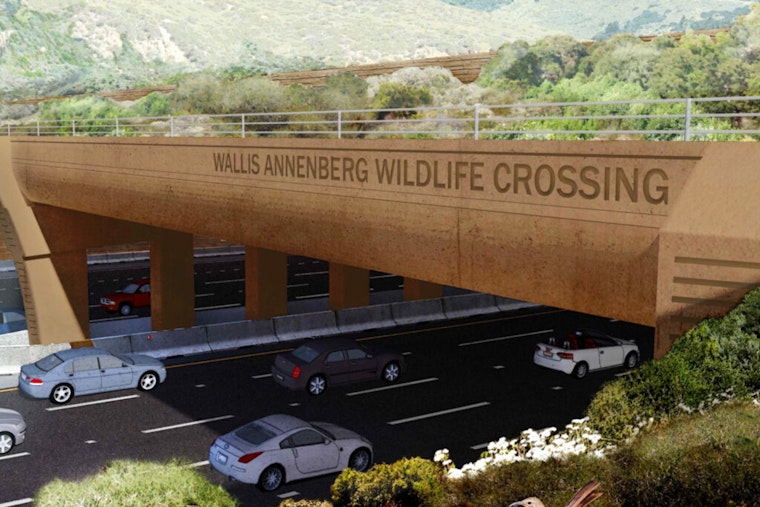 Construction Progresses on Revolutionary Wildlife Crossing Over 101