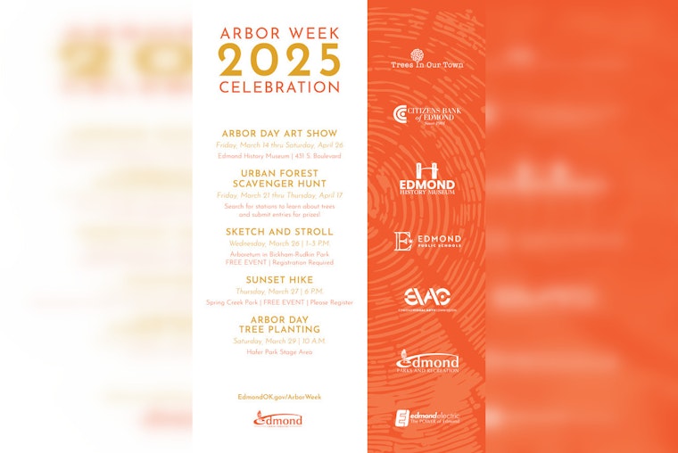 Edmond Celebrates Arbor Week with Art Contests, Nature Hikes, and Tree