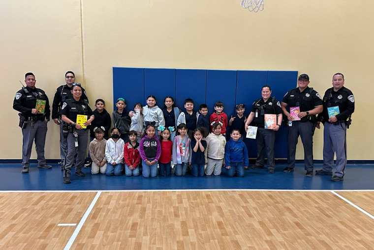 El Paso County Deputies Swap Badges for Books at Fabens Elementary