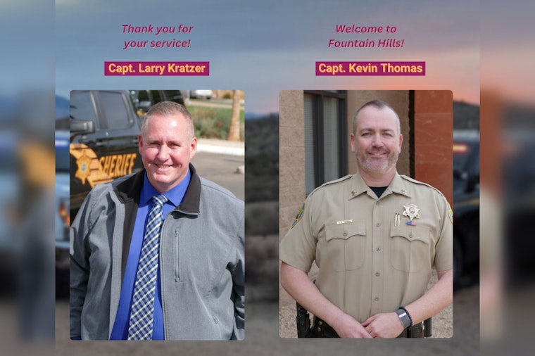 Fountain Hills Welcomes New MCSO District Captain as Larry Kratzer