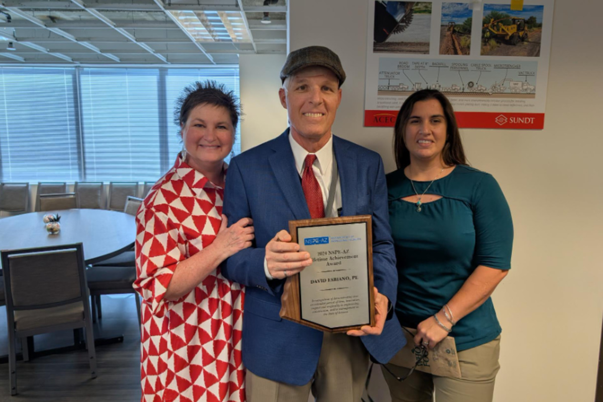 Gilbert's Assistant Public Works Director David Fabiano Honored with