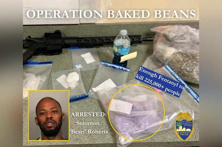 Jacksonville Sheriff's Office Makes Major Drug Bust with One Arrest