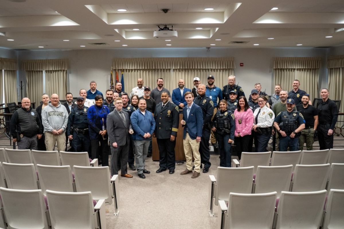 Lawrence Police Department Celebrates New Reserve Officers and