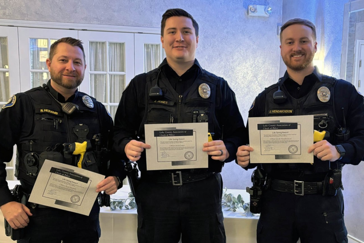 Mentor Police Officers Honored with Life Saving Award for Heroic