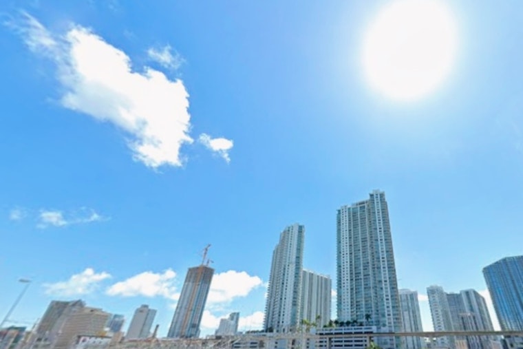 Miami Basks in Sunlight with Clear Skies and Comfortable Temperatures