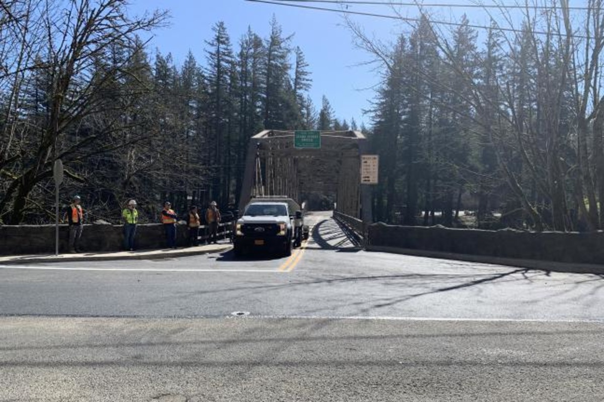 Multnomah County Celebrates Stark Street Bridge Reopening, Corbett and
