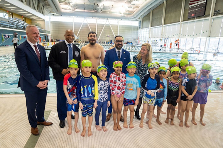 NYC Mayor Adams Pledges $5.5 Million to Expand Free Swim Lessons for