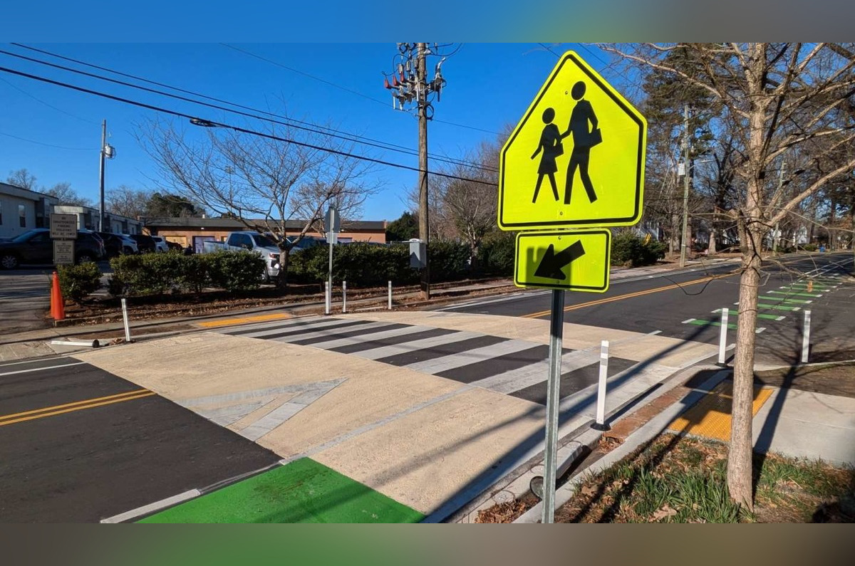Raleigh Enhances Pedestrian Safety with New Raised Crosswalks on St.