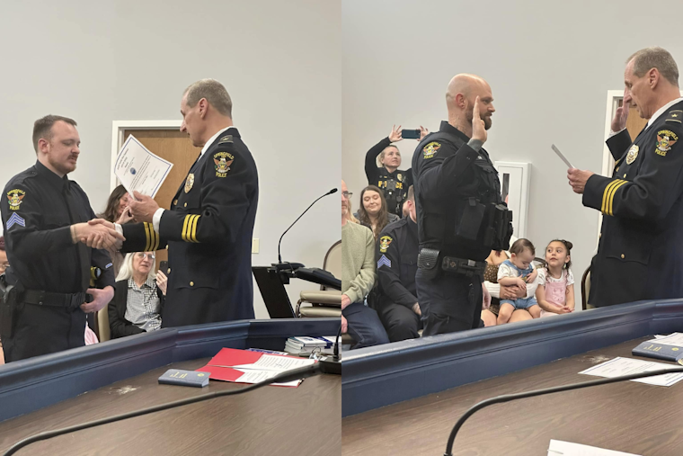 Springfield Township Police Department Promotes New Sergeant and
