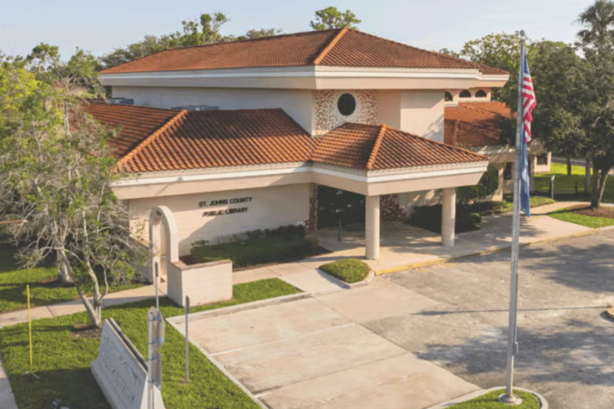 St. Augustine's St. Johns County Main Branch Library Set to Reopen