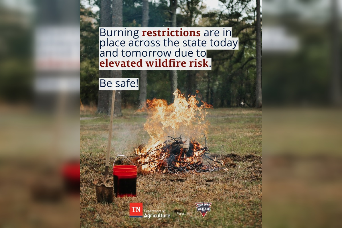 Tennessee Imposes Burning Restrictions Amid Elevated Wildfire Risk