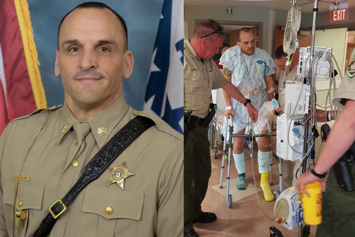 Washington County Sheriff's Office Honors Major Tion Augustine's Brave