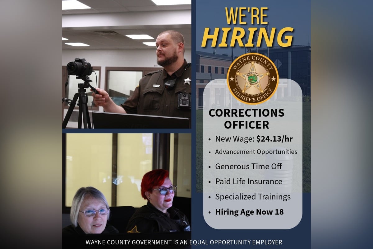 Wayne County Sheriff's Office Seeks New Recruits with Promise of