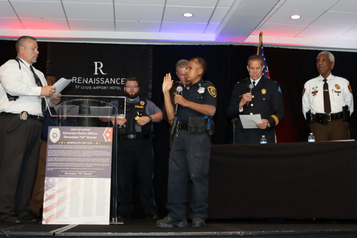 13-Year-Old DJ Daniel Honored as Honorary Police Officer by St. Louis
